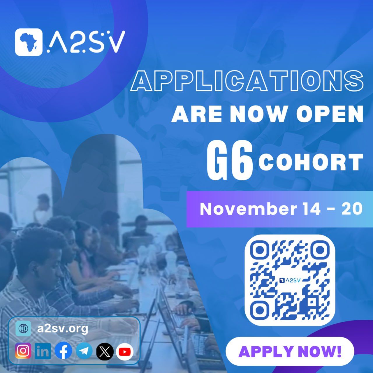 Free Tech Education: A2SV G6 Program Open for Applications