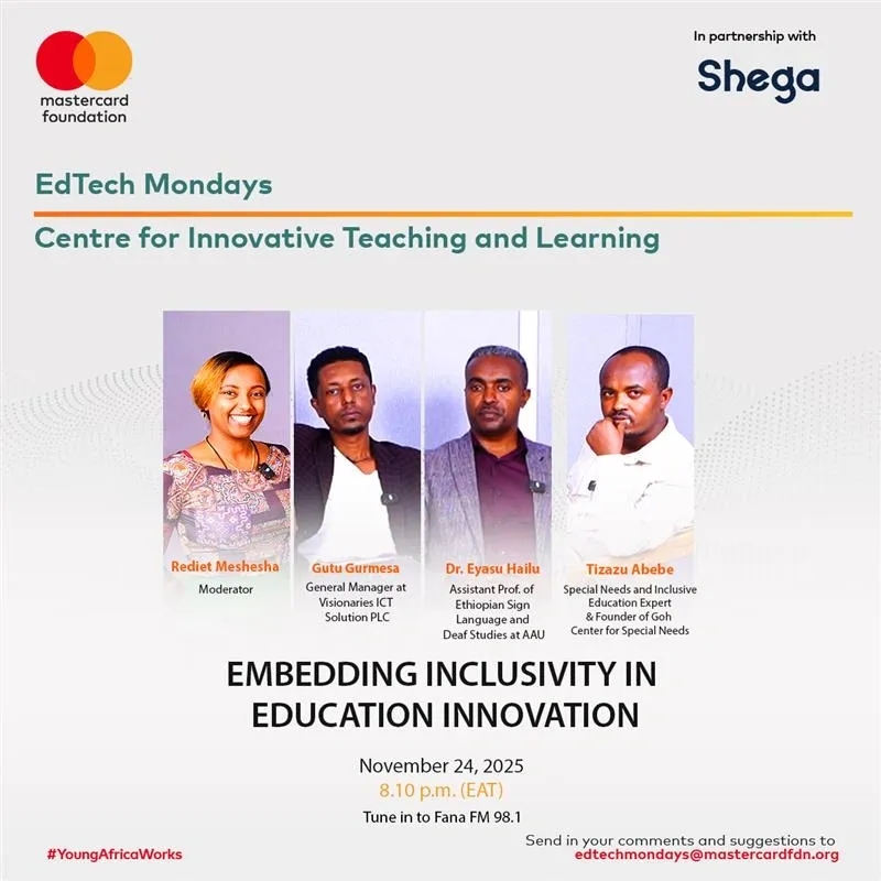 EdTech Mondays to Explore Embedding Inclusivity in Education Innovation across Ethiopia