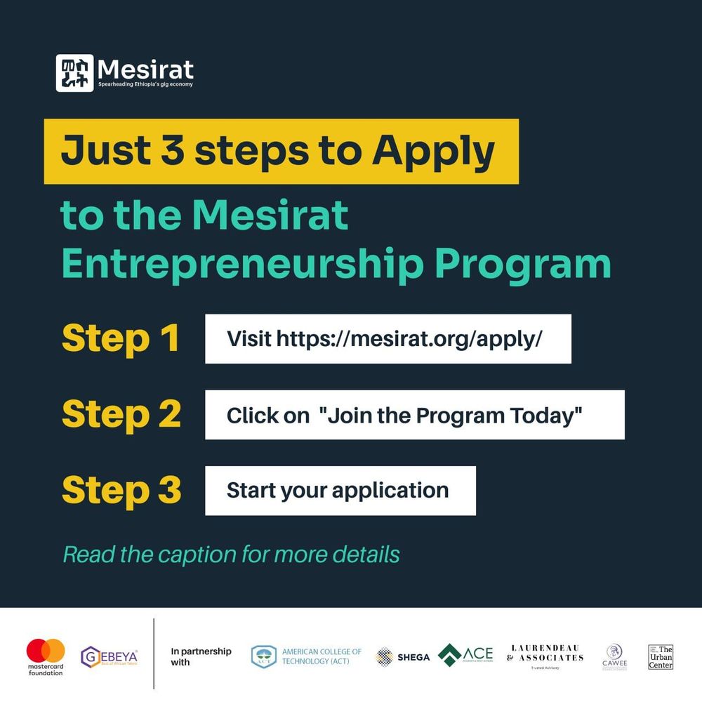 Application Opens for the Third Cohort of Mesirat Entrepreneurship ...